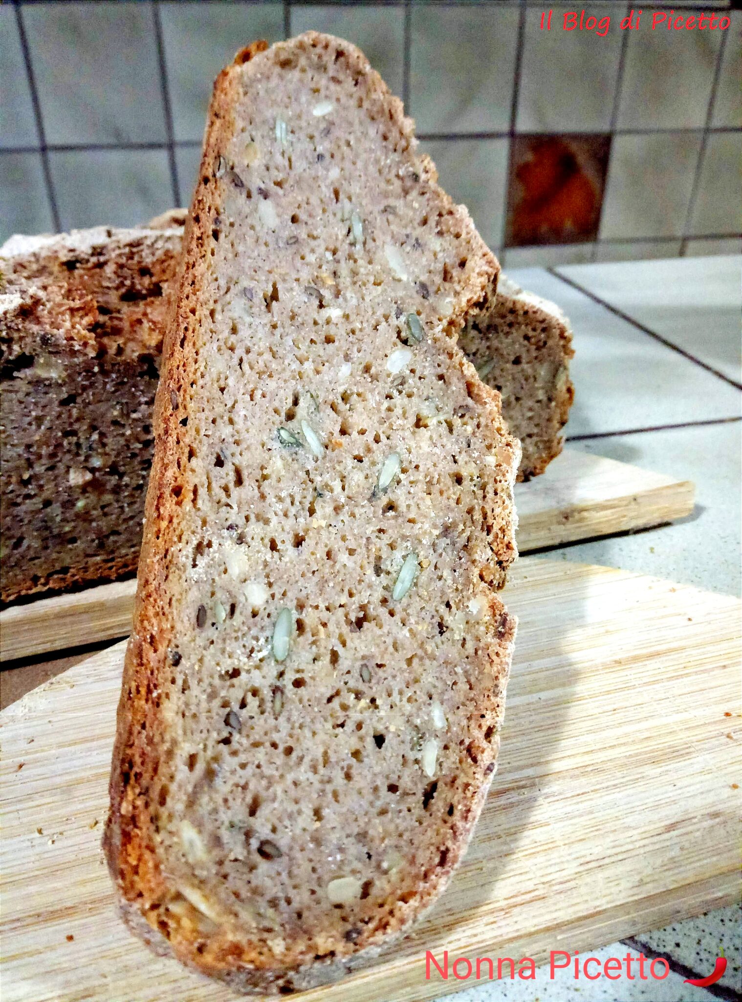 Pane di segale integrale con semi ricetta Bonci - Il Blog di Picetto